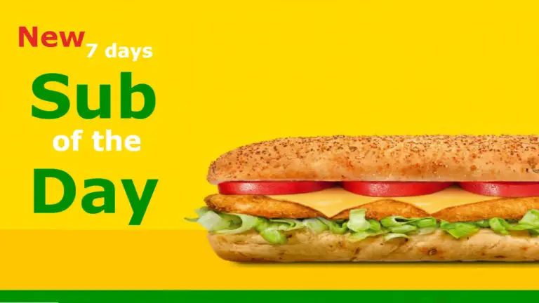 Subway Sub of the Day - Grab Today Deal with Healthy Subway Menu