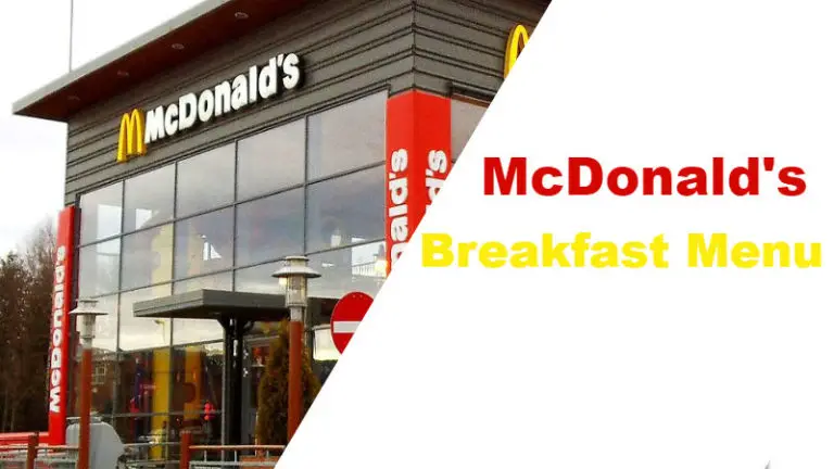 McDonald's Breakfast Menu with Calories | McBreakfast Snacks & Sides