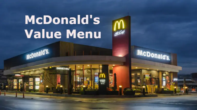 McDonald's Value Menu Varities | Price List | New Deals